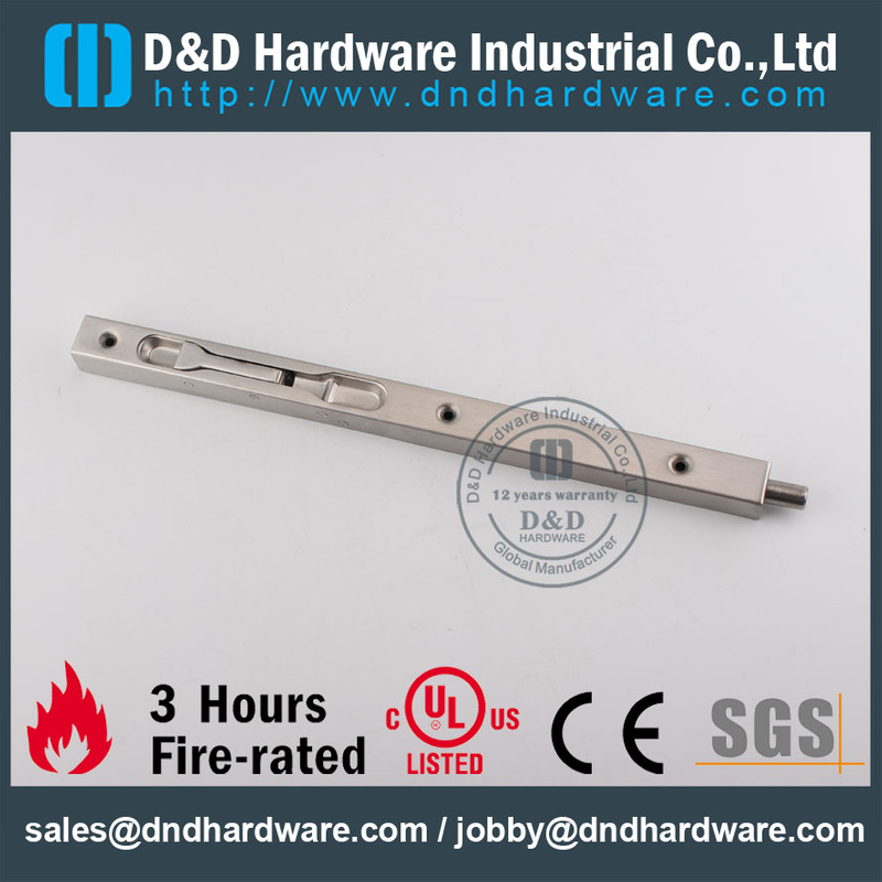 Grade 316 Concealed Flush Bolt Lock for internal Wooden Door- D&D HARDWARE