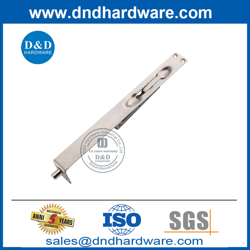 Stainless Steel L Type Flush Door Bolt for Internal Metal Door-DDDB006 ...