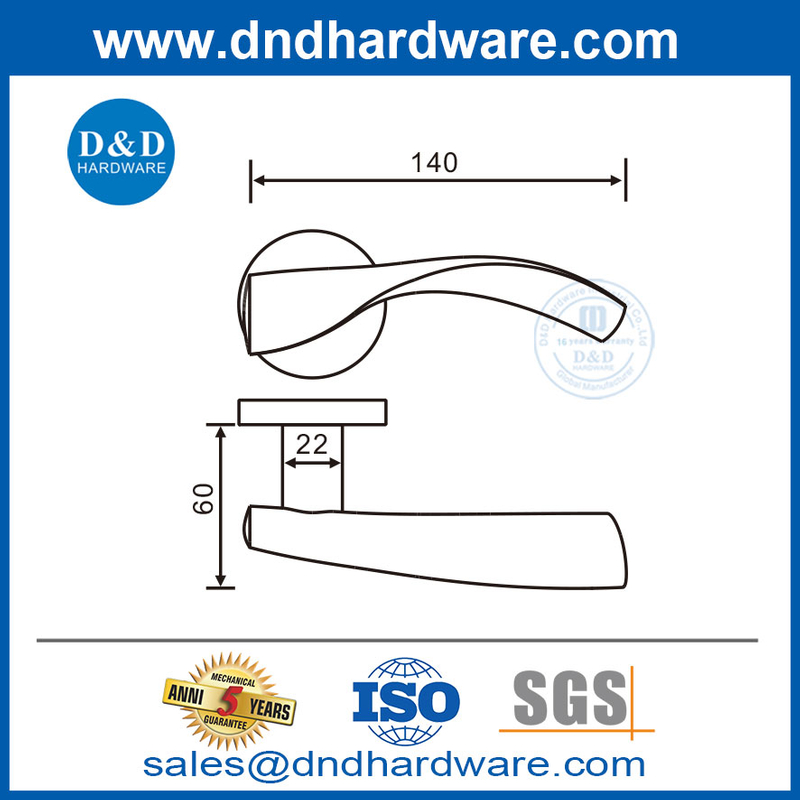 Industrial Door Handle Stainless Steel Solid Lever-style Door Handles ...