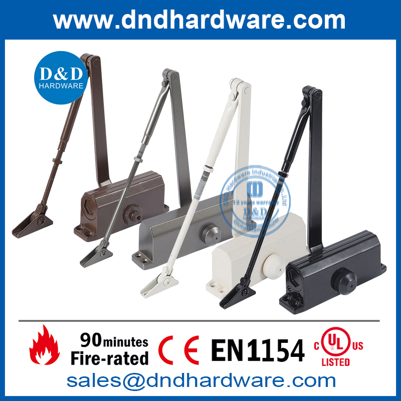 BS EN1154 Aluminium 180 Degree Spring Loaded Door Closer-DDDC017 from ...