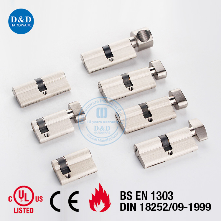 What are the features of Cylinders locks to BS EN 1303? - D&D HARDWARE