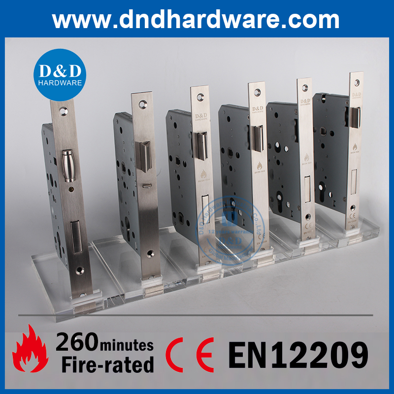 Stainless Steel Door Long Deadlock Kit with Mortise Key Cylinders ...