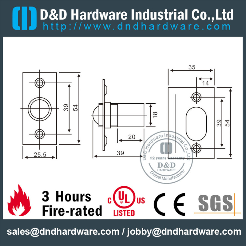 Brass Classical Modern Practical Non Fire Rated Ball Catch for Home ...