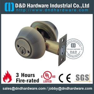 Stainless Steel Tubular Deadbolt Lock for Entry Single Door - D&D HARDWARE